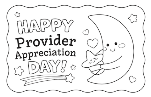 Happy Provider Appreciation Day Card - Little Bee Family